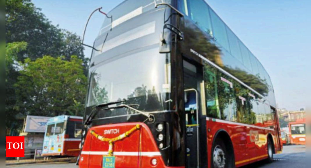 First e-double-decker bus off to a flying start in Mumbai | Mumbai News ...