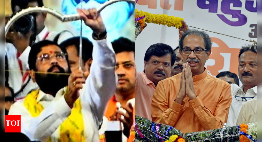 Shiv Sena name-symbol row hearing in SC between Uddhav Thackeray and EKnath Shinde | India News ...