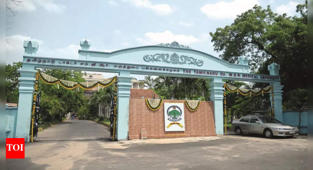 Tamil Nadu Dr MGR Medical University VC selection to get delayed ...