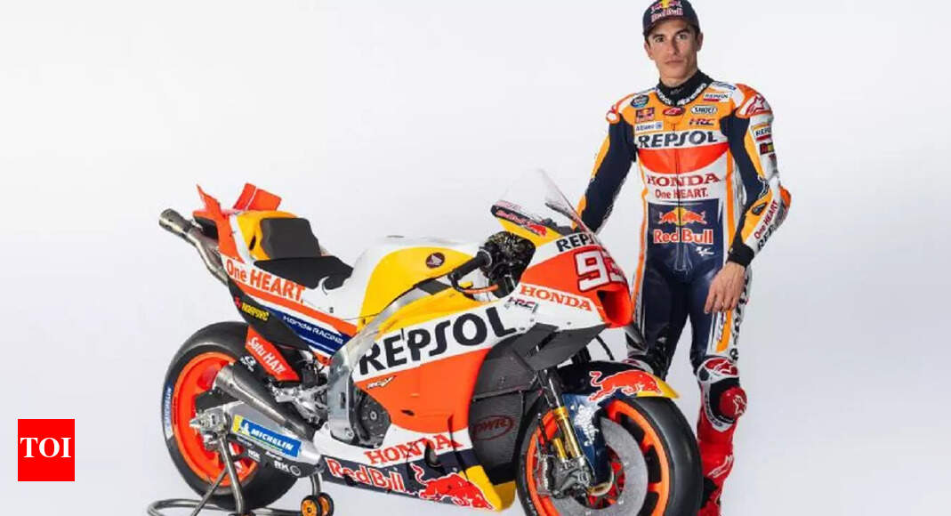 2023 MotoGP: Marquez, Mir unveil new livery for Repsol Honda - Times of ...