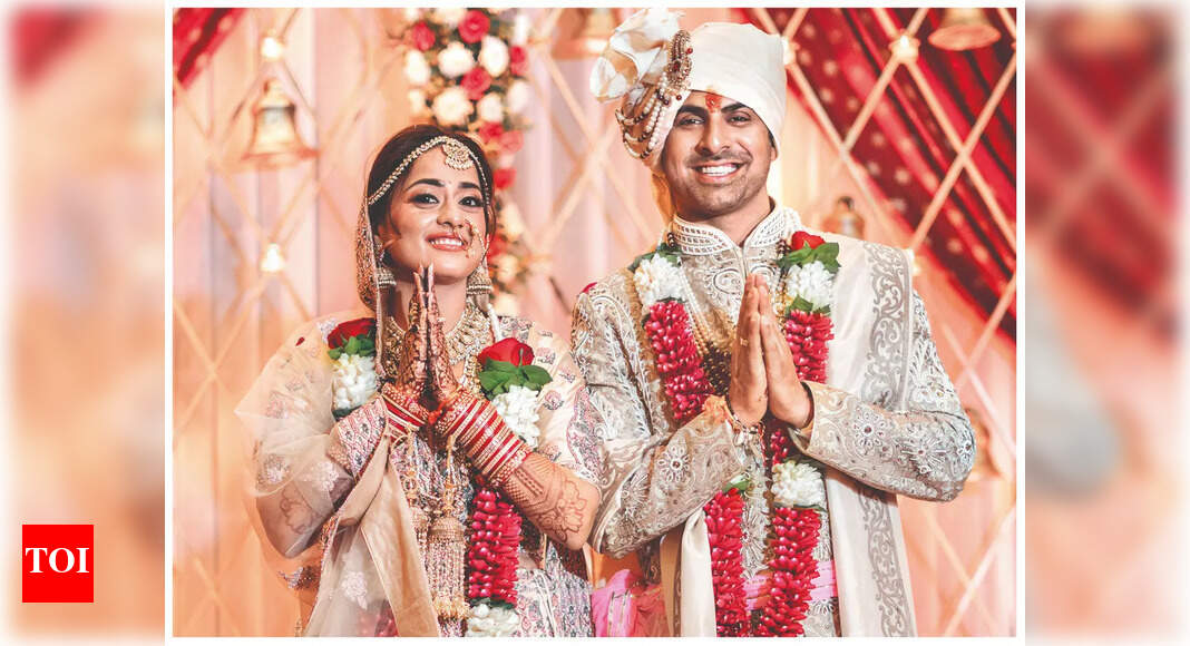 Kirtida Mistry and Ribbhu Mehra tie the knot in a traditional ceremony ...