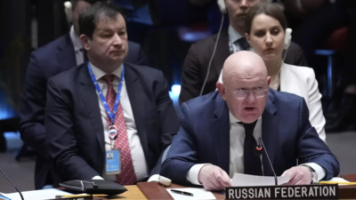 West: Russia's UN diplomat accuses West of arm twisting in vote isolating Moscow - Times of India