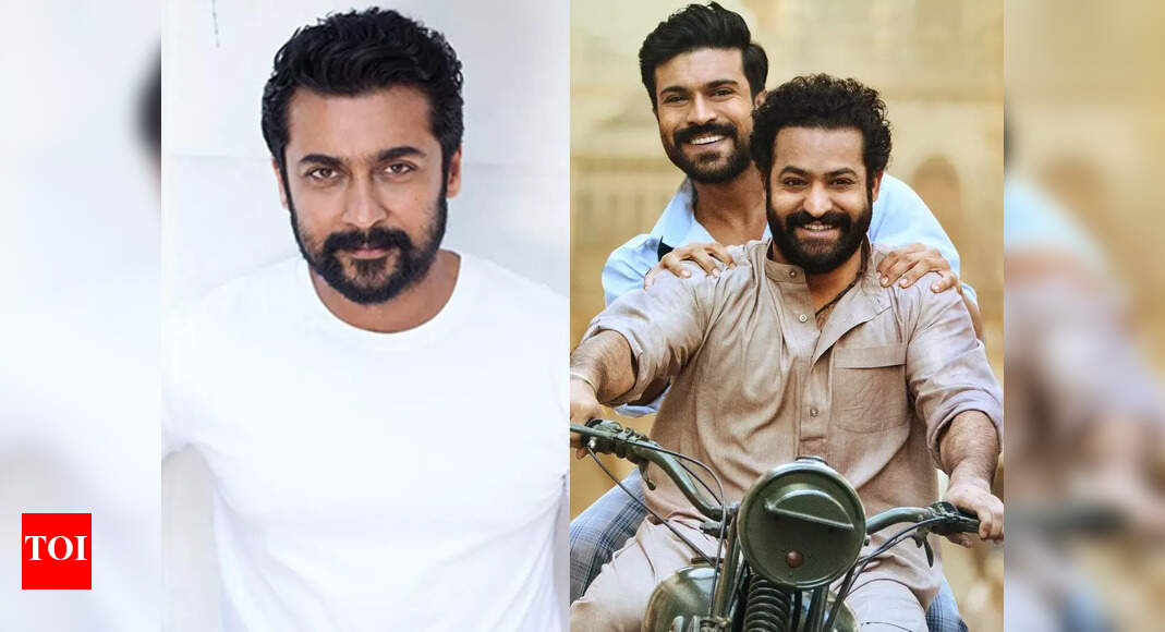 Suriya congratulates the 'RRR' team for bagging awards on the ...