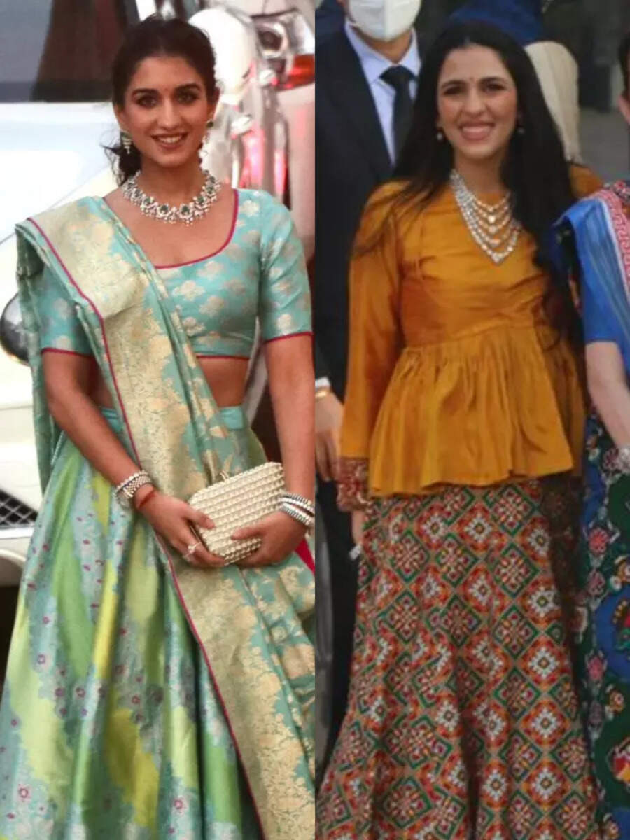 From Radhika Merchant to Shloka Ambani: Here's what the Ambanis wore ...