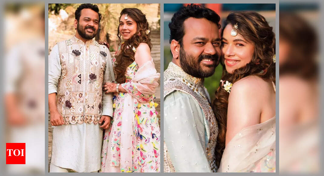 Newlyweds Maanvi Gagroo and Kumar Varun host a lunch party in Delhi post their wedding – See ...