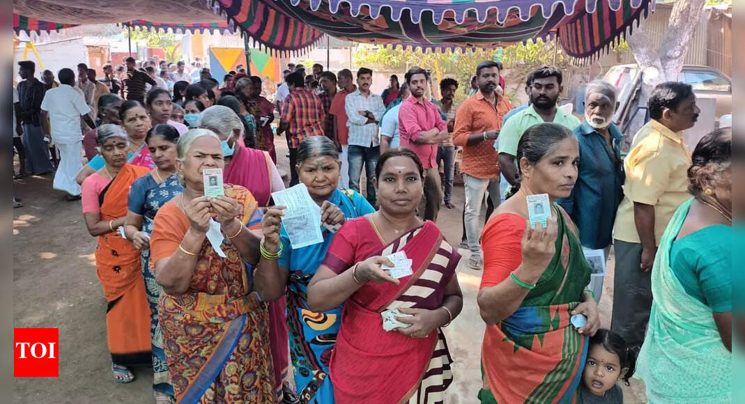 Erode East constituency sees brisk and peaceful polling | Chennai News ...