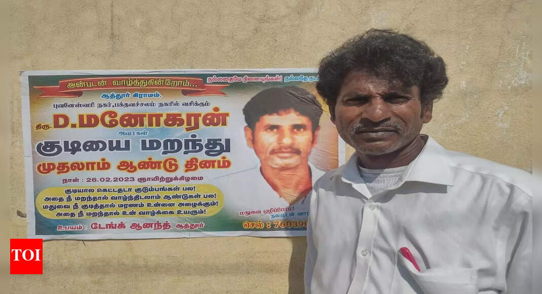 TN man puts up posters to celebrate a year of alcohol-free life ...
