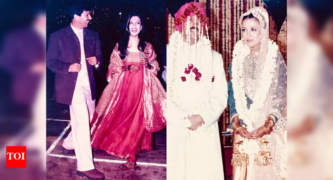 Mini Mathur drops wedding pictures with Kabir Khan on 25th anniversary ...