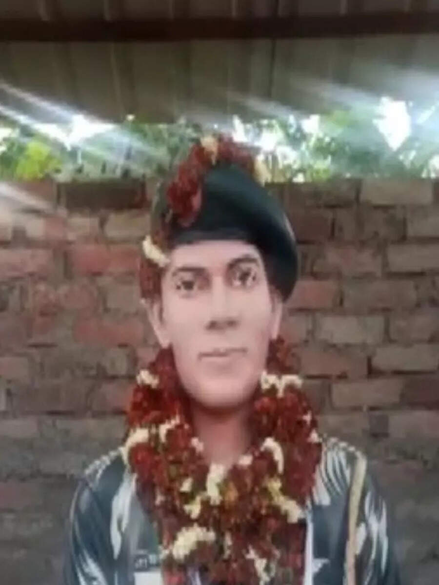 Galwan martyr's father jailed over memorial for son | Times of India