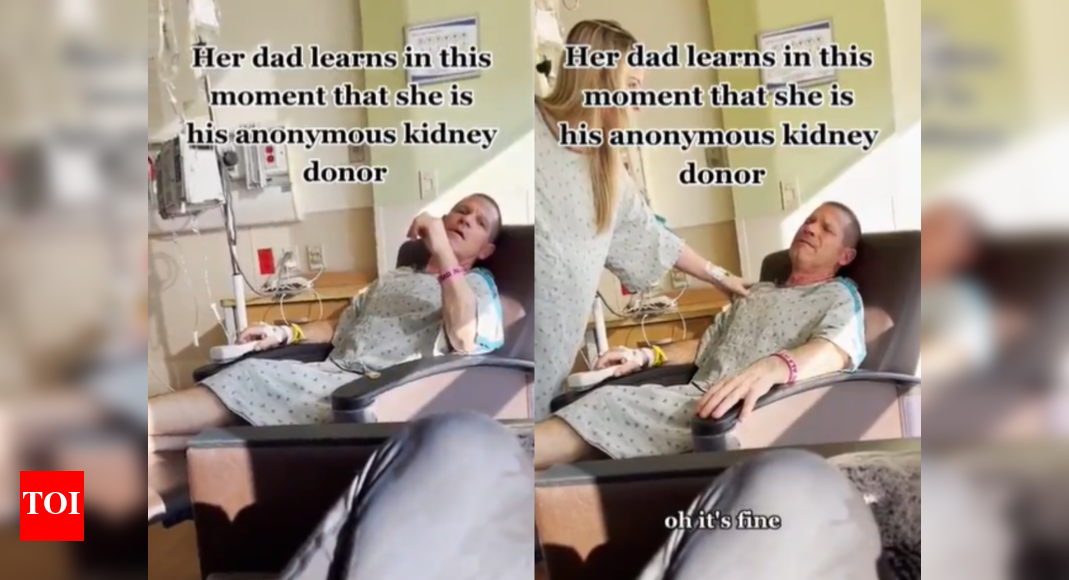 Dad finds out his daughter is the 'anonymous' kidney donor; his reaction leaves netizens teary ...