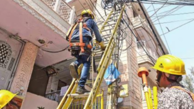 For Delhi's frontline power sector workers, a day in the sun | Delhi ...