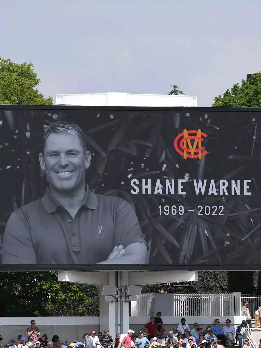A year since the legend Shane Warne departed | Times of India