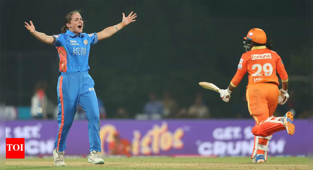 WPL 2023 Highlights, MI vs GG: Mumbai Indians thrash Gujarat Giants by 143 runs in opener - The ...