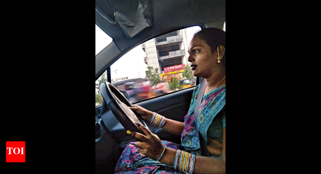 Telangana transgenders woman in the driver's seat, charts new course ... Telangana transgenders woman in the driver's seat, charts new course ...
