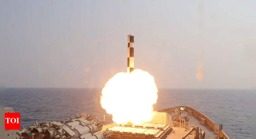 Indian Navy successfully tests BrahMos missile from warship | India ...