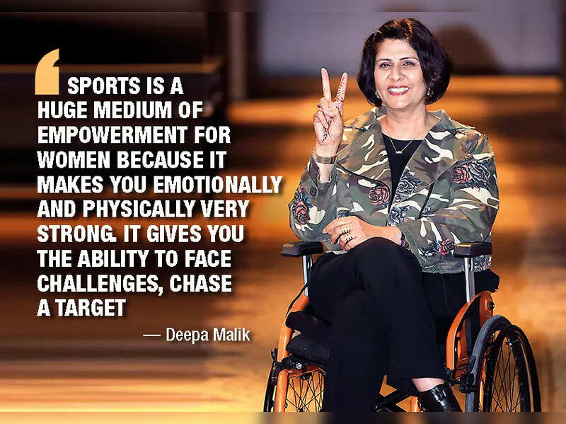 Kolkata has been a city of many firsts for me: Deepa Malik - Times of India