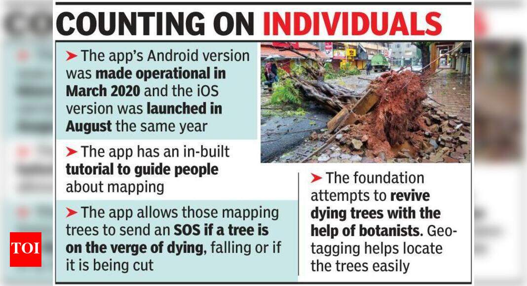 Citizens branch out with phone app, geo-tag 5,000 trees across state ...