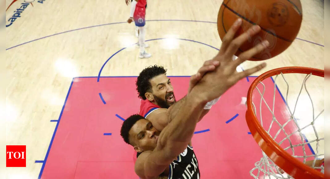 NBA: Giannis Antetokounmpo's triple-double lifts Bucks past Wizards | NBA News - Times of India