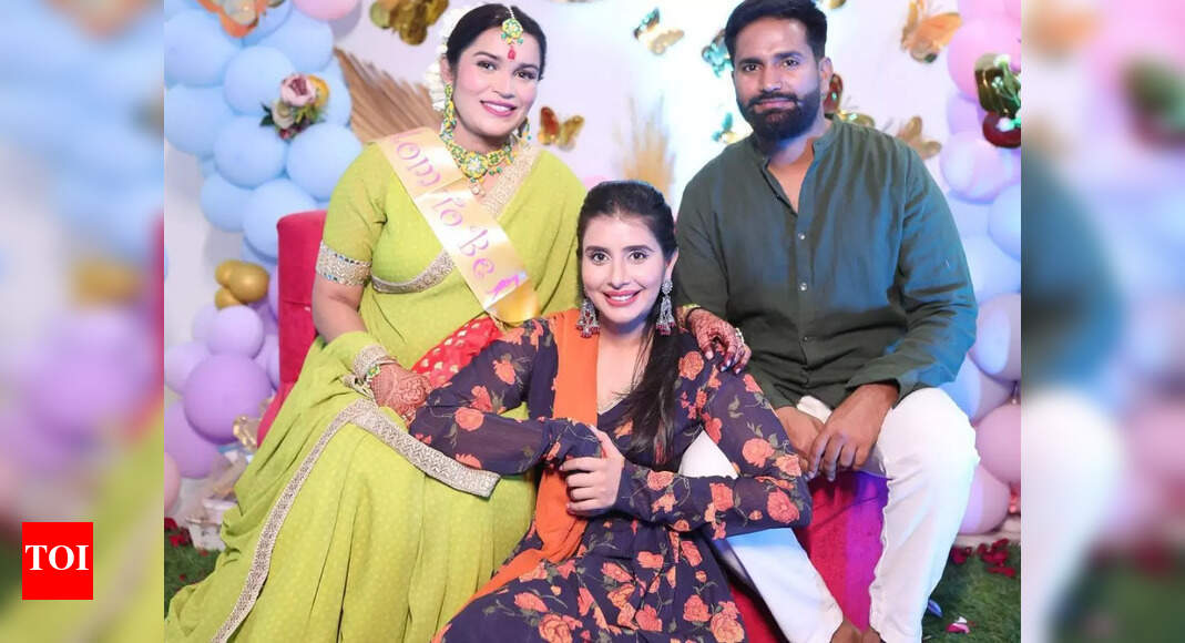 Charu Asopa shares happy family photos from bhabhi Monika’s ‘godh ...