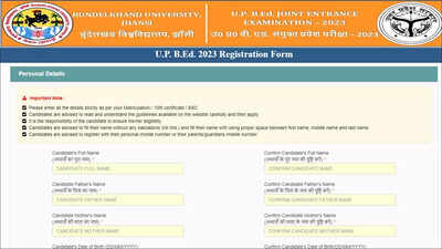 UP BEd JEE 2023 application extended to April 5, apply here - Times of ...