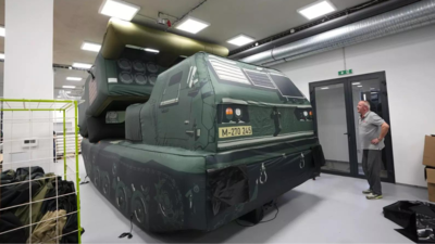 Inflatable tanks, missiles: Czech firm makes decoy armaments - Times of ...