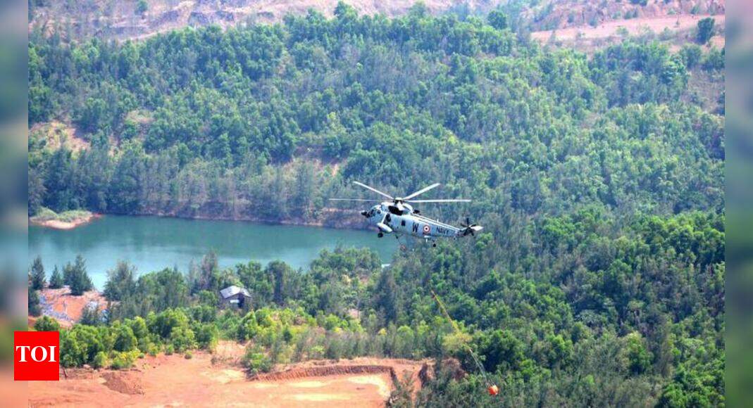 As fire rages in Mhadei forests, CM rushes for damage control | Goa ...