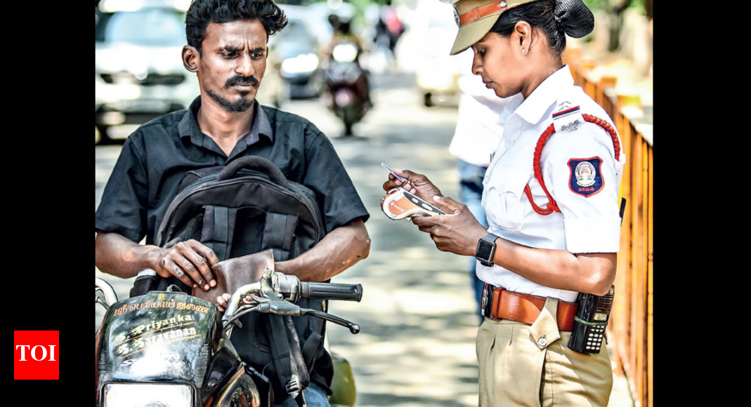 A traffic cop who ensures offenders do not go scoutfree | Chennai News ...