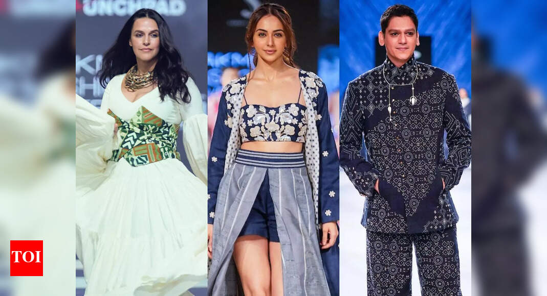 Neha Dhupia, Rakul Preet Singh, Vijay Varma sizzle the ramp at Fashion ...