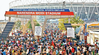 Motera: Cricket and camaraderie electrify Motera | Ahmedabad News ...