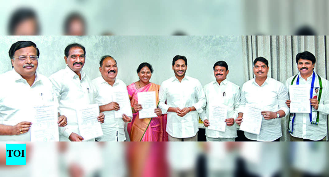 Jagan Gives Mandate; Mlc Candidates File Nominations | Vijayawada News ...