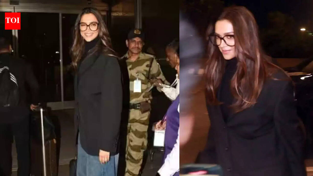 Oscars 2023: Deepika Padukone flaunts her chic look at airport as she ...