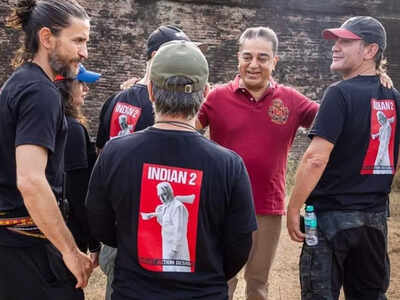 Kamal Haasan shoots for a grand action sequence for 'Indian 2' | Tamil ...