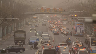 Beijing: Beijing air quality plummets amid dust storm, pollution ...