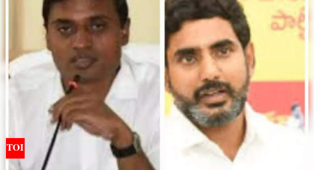 War of words intensifies between YSRC MP Midhun Reddy and TDP gen secy Nara Lokesh over ...