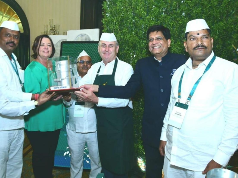 Australian Prime Minister Anthony Albanese offered ‘tiffin dabbas’ by ...