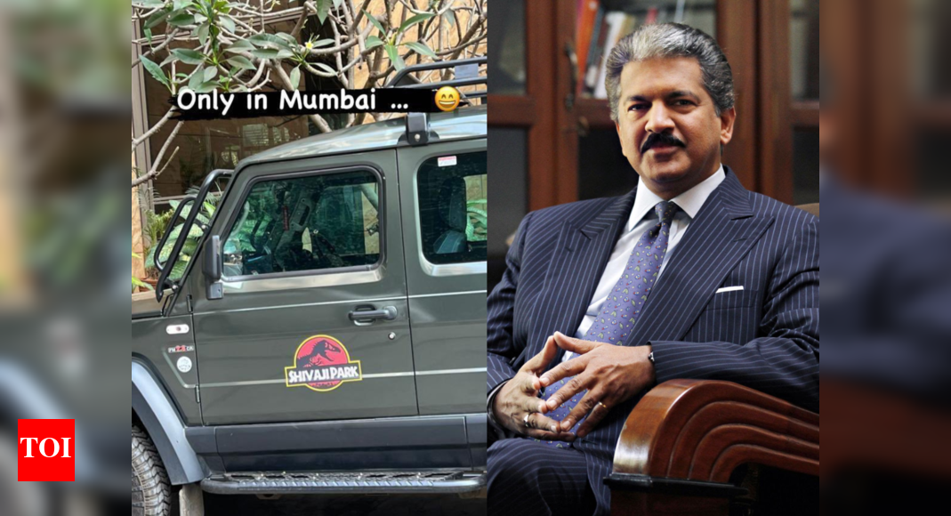 Anand Mahindra's shares 'Indianized' Jurrasic Park Logo - Times of India