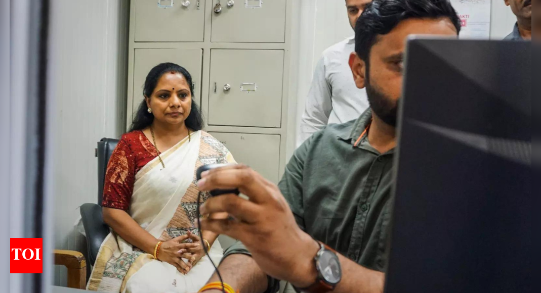 ED grills Telangana CM's daughter K Kavitha for 9 hours in Delhi excise policy case | Hyderabad ...
