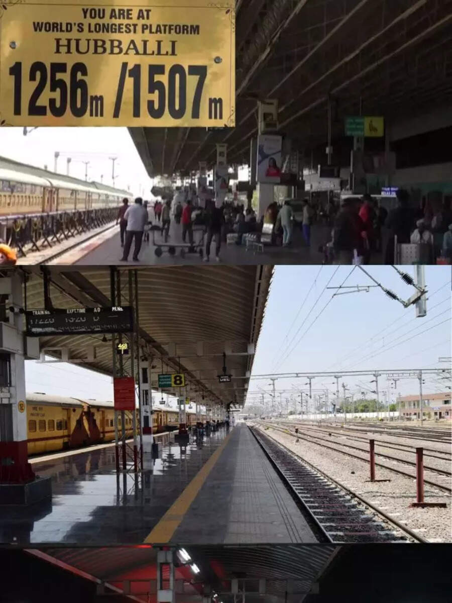 Hubballi Railway Platform: World's longest railway platform | Times of ...