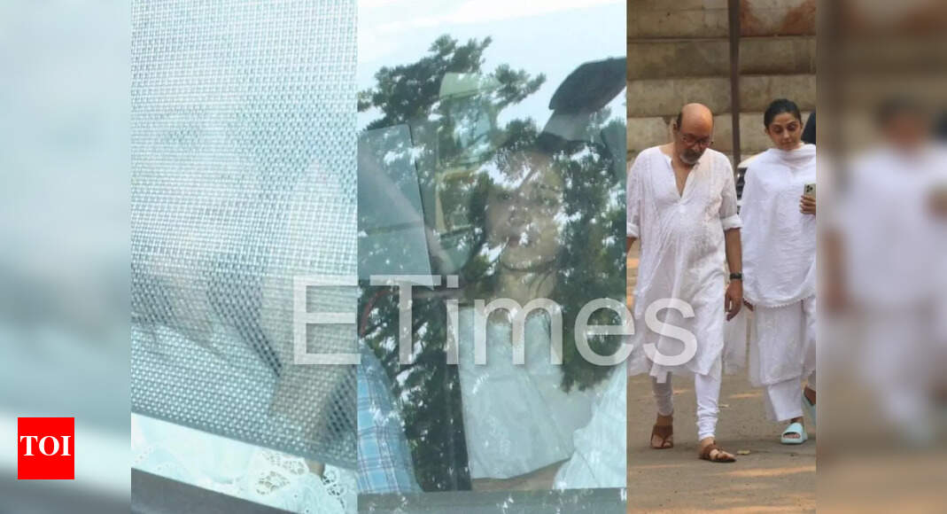 Madhuri Dixit's mother passes away: The actress can't hold back tears ...