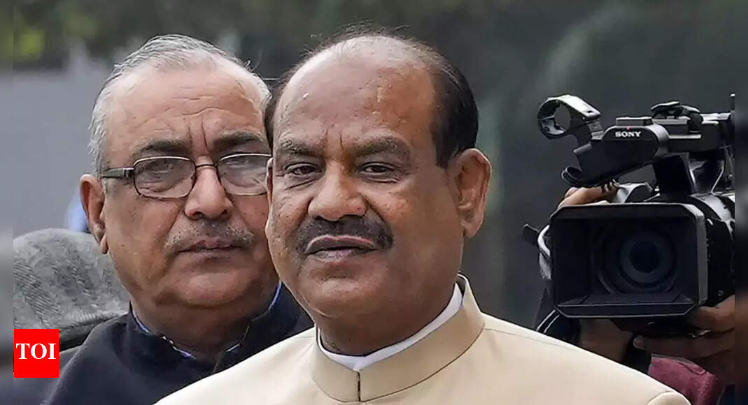 Birla: Lok Sabha Speaker Om Birla: All MPs free to speak in Parliament | India News - Times of India