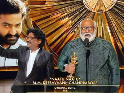 Watch: MM Keeravani wins the hearts of the audience with his winning ...