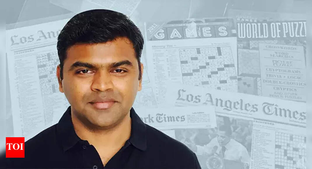 How crosswords made Mangesh Ghogre America's 'Einstein' - Times of India