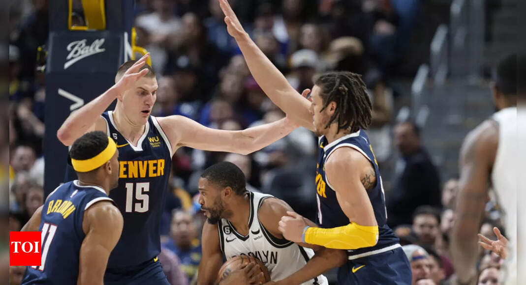 Nikola Jokic: NBA: Nets edge Nuggets despite Nikola Jokic's 27th triple ...