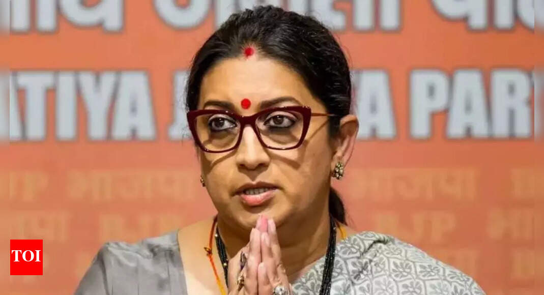 Smriti Irani's visit to SP MLA Rakesh Pratap Singh place triggers ...