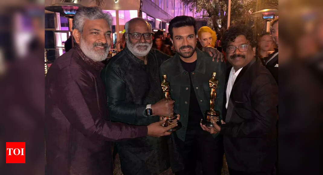 It's celebration time for team 'RRR' post Oscar win, check out pics ...