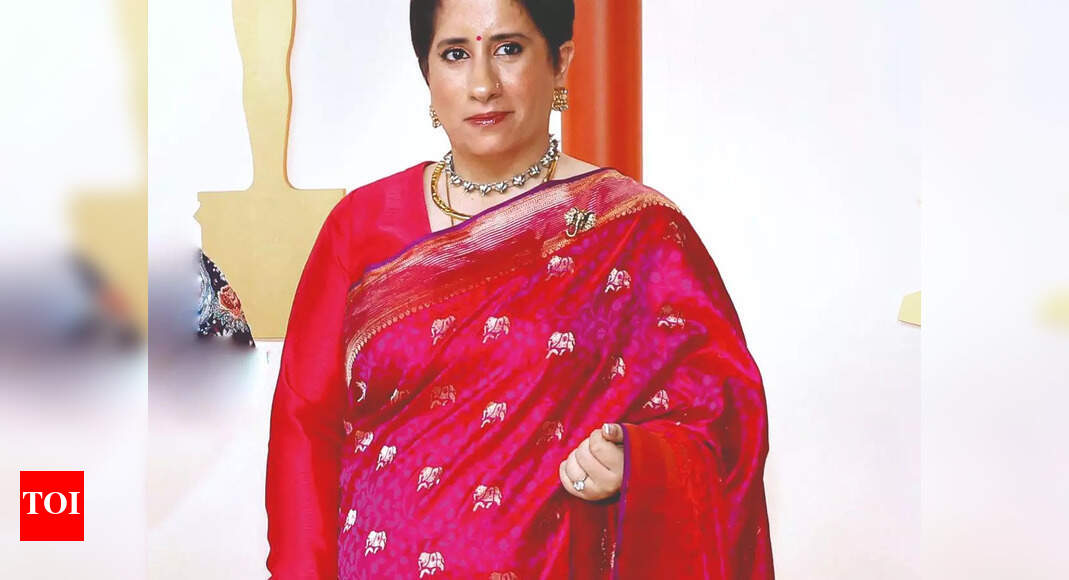 Guneet Monga pays tribute to gentle giants with her Oscar outfit ...