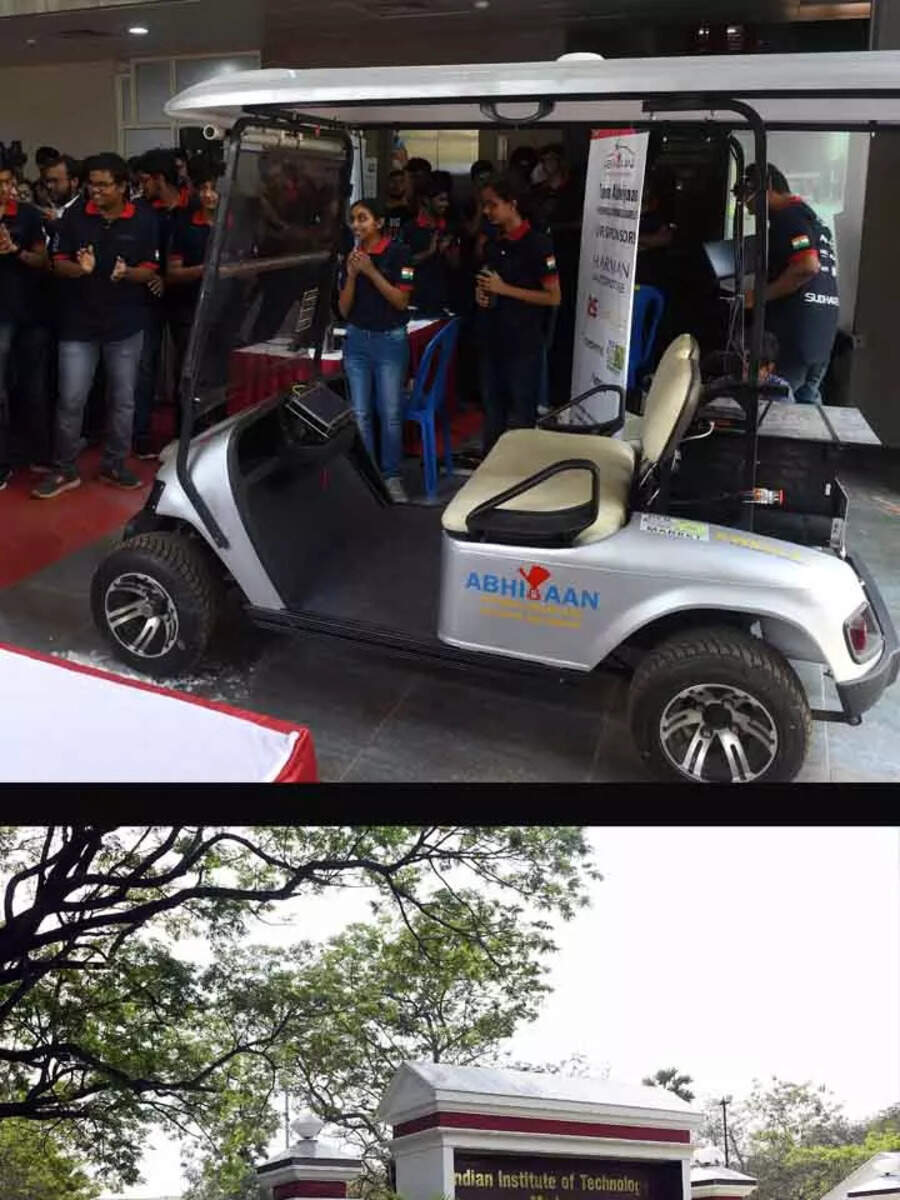Driverless e-carts to replace buses inside IIT-Madras | Times of India