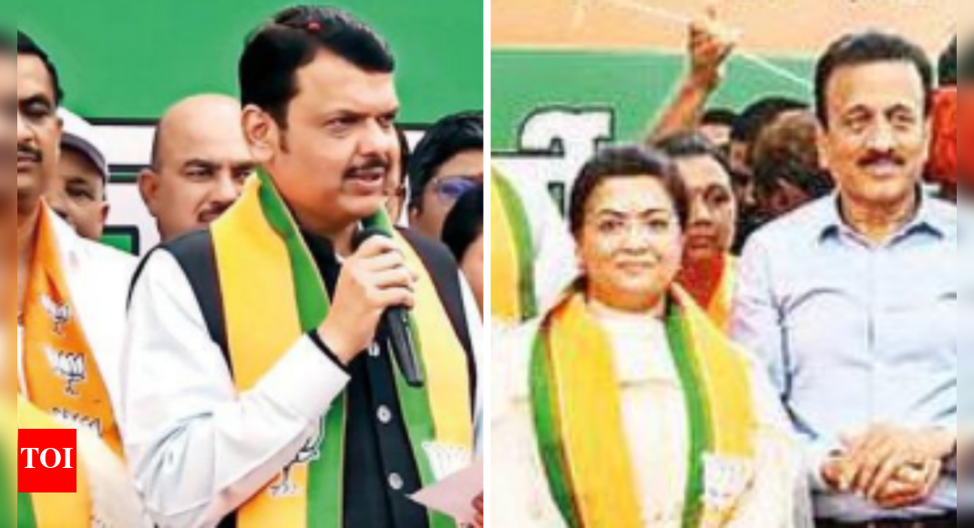 Gholap: Amruta Pawar & Tanuja Gholap Join Bjp | Nashik News - Times of ...