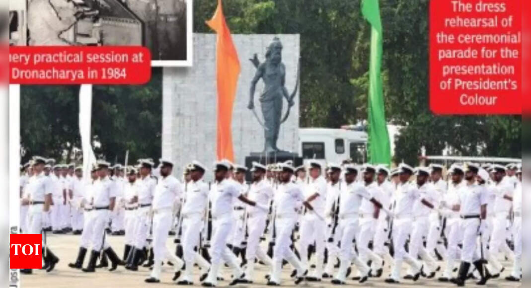 Navy’s elite gunnery school to get President’s award today - Times of India