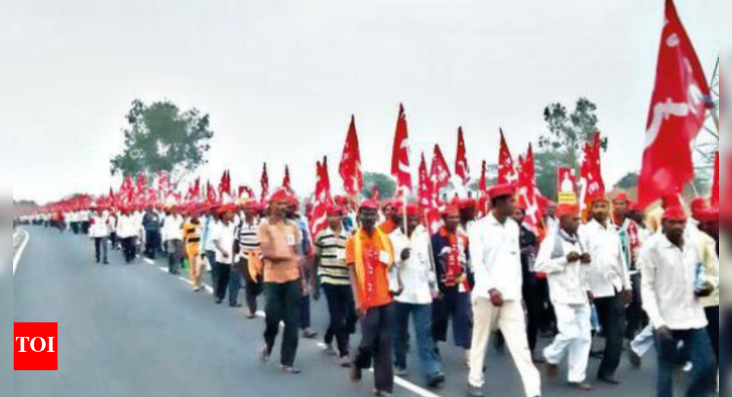 Farmers on ‘long march’ agree to meet CM, his deputy in Mumbai | Nashik ...